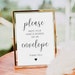 Please Write Your Name and Address on an Envelope Sign, Printable ...