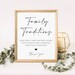 Family Traditions Sign, Take A Card and Write Down Your Favorite Family ...