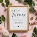 Minimalist Tissues Sign, Wedding Table Sign, for Tears of Joy Laughter ...