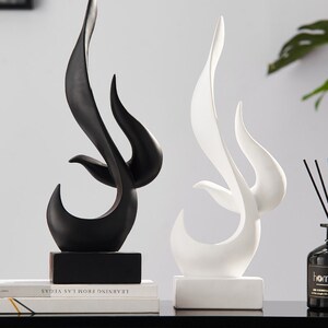 Modern Abstract Sculpture Home Decoration Accessories for Living Room ...