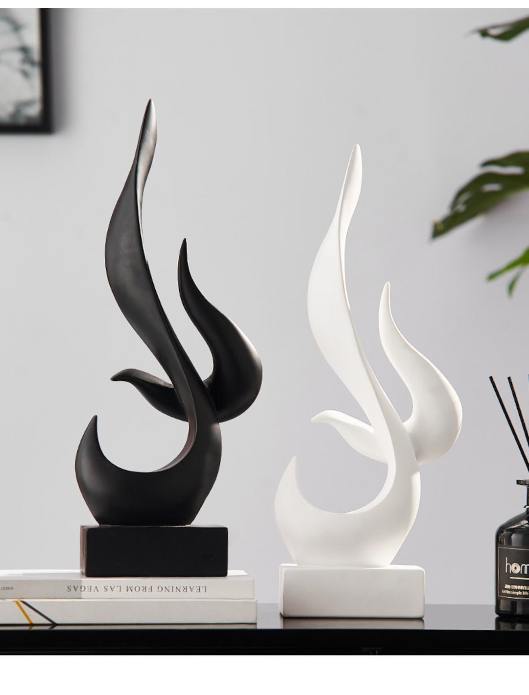 Modern Abstract Sculpture Home Decoration Accessories for Living Room ...