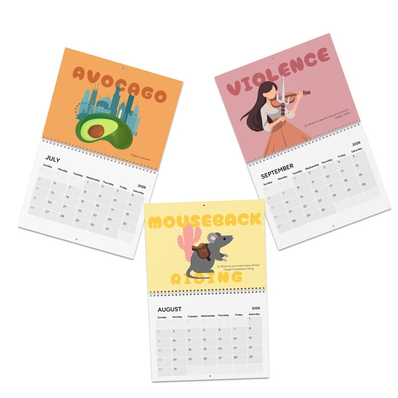Best of Paraphasia Calendar 2026 | Wall Calendar, Monthly Planner ...