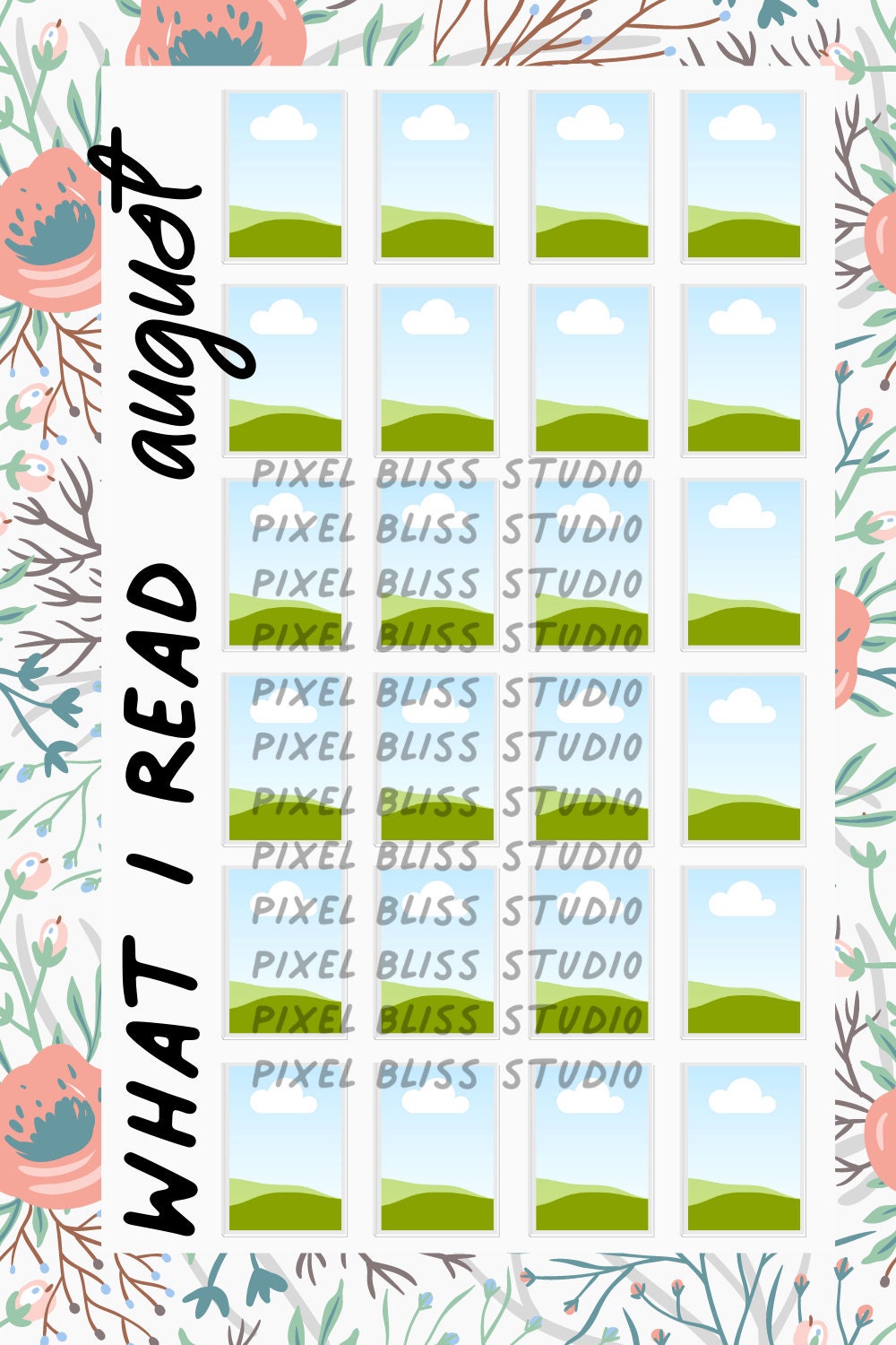 Monthly Book Recap Canva Templates - Etsy