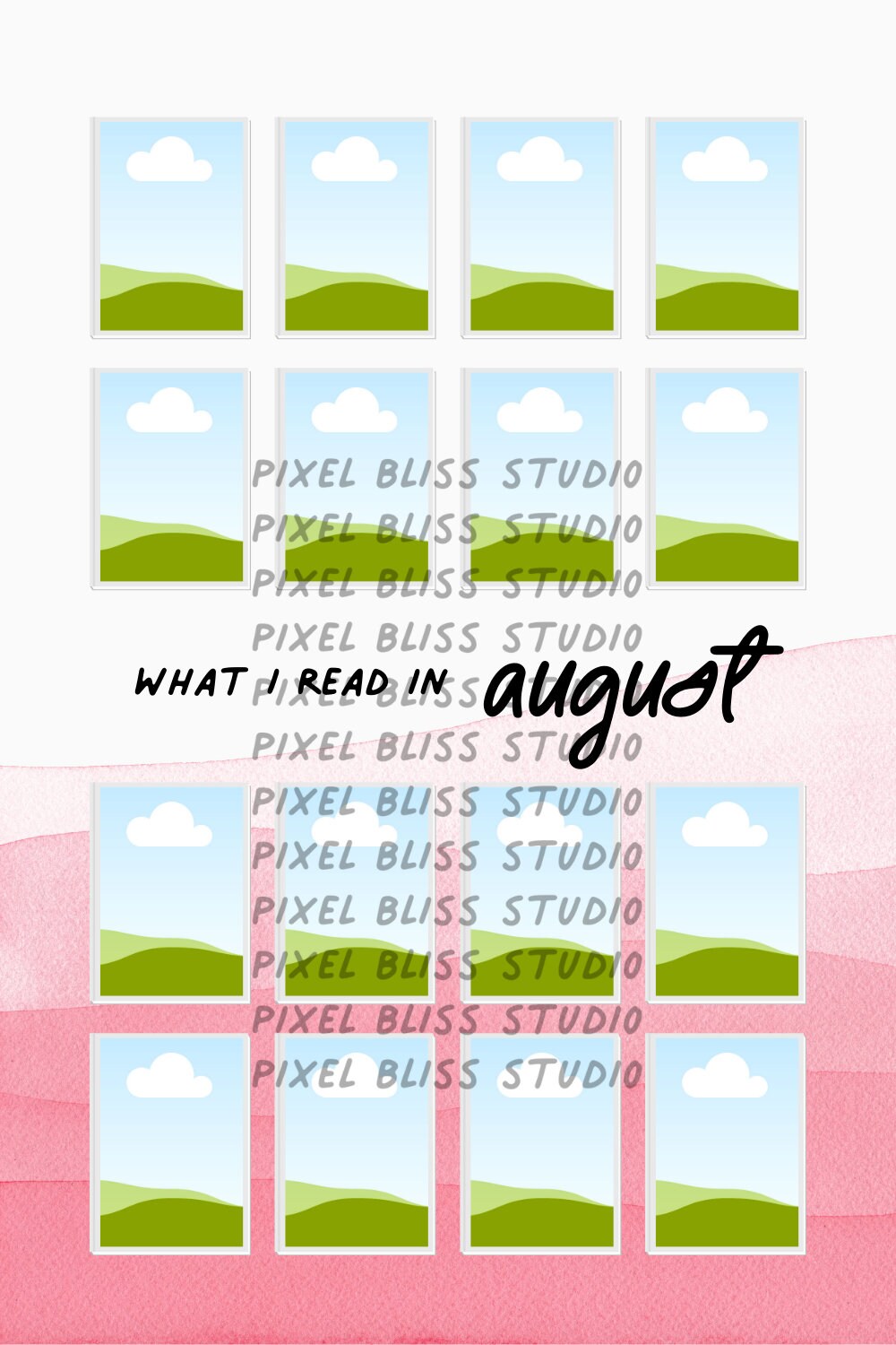 Monthly Book Recap Canva Templates - Etsy