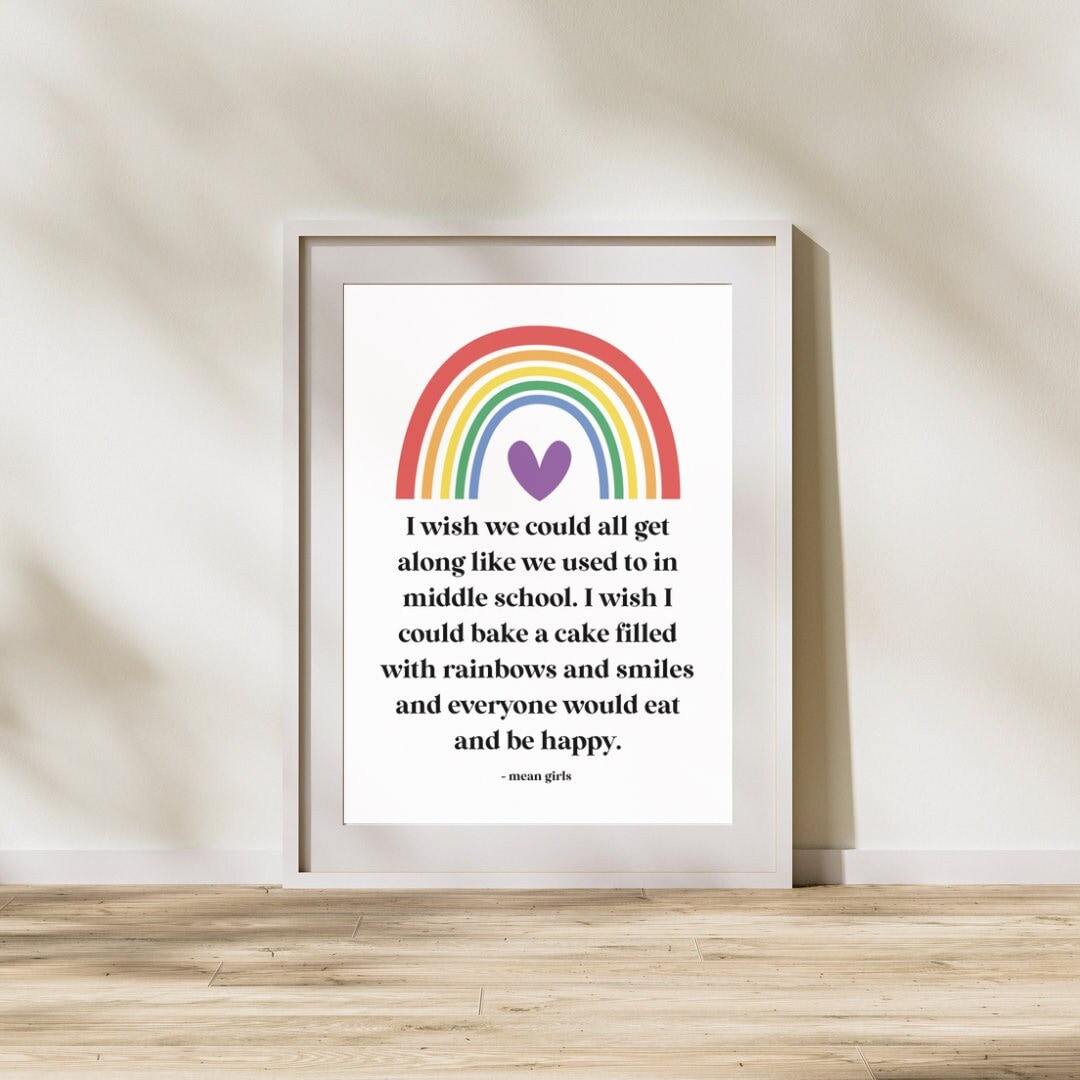 Mean Girls: Bake a Cake Mean Girls Quote Digital Print Digital Download ...