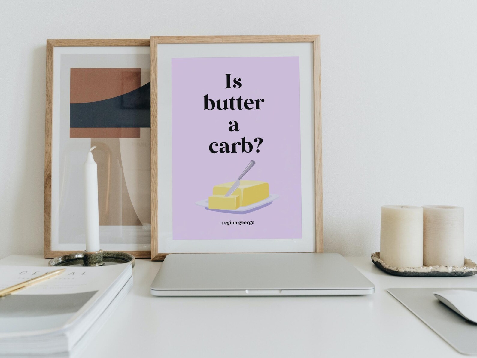 Mean Girls: is Butter a Carb? | Mean Girls Quote Digital Print ...