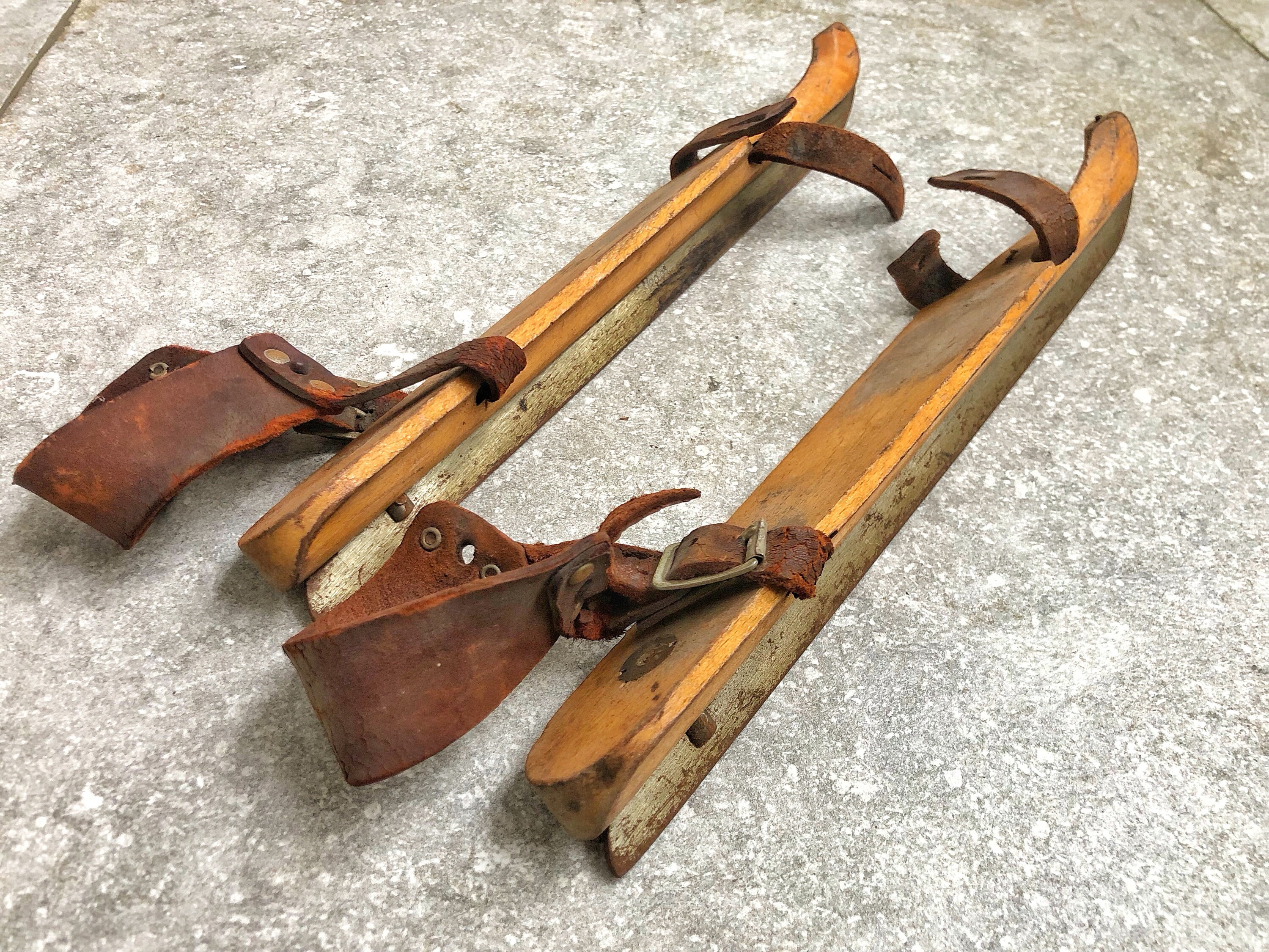 Birthday, Graduation Present, Classic Nedor Dutch Wooden Ice Skates ...
