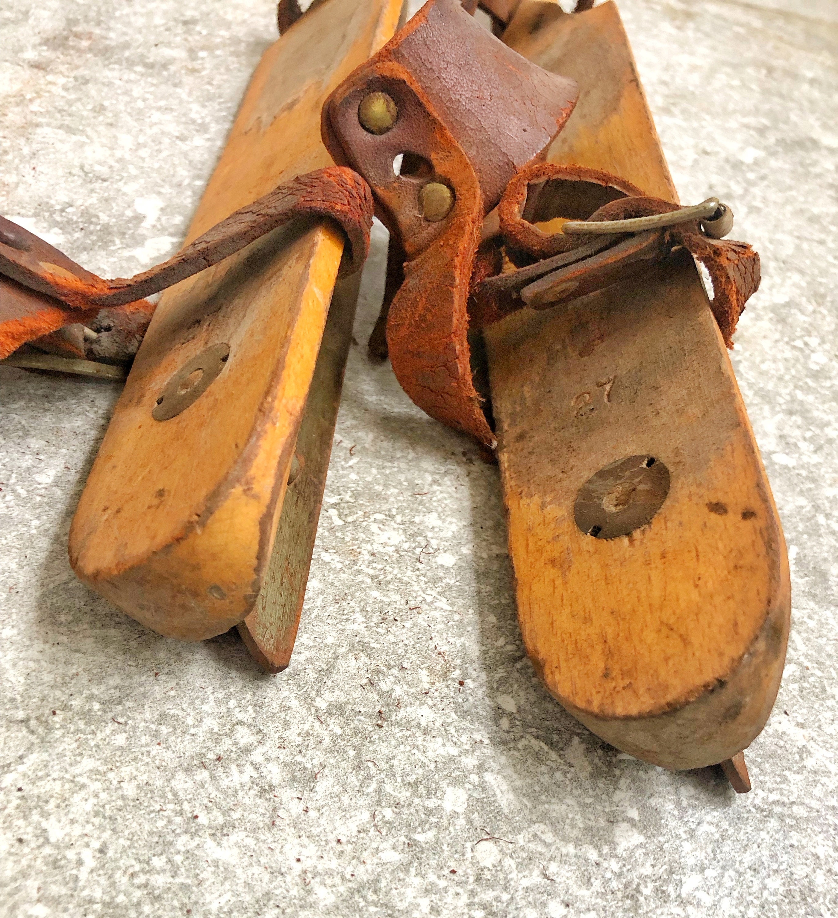 Birthday, Graduation Present, Classic Nedor Dutch Wooden Ice Skates ...