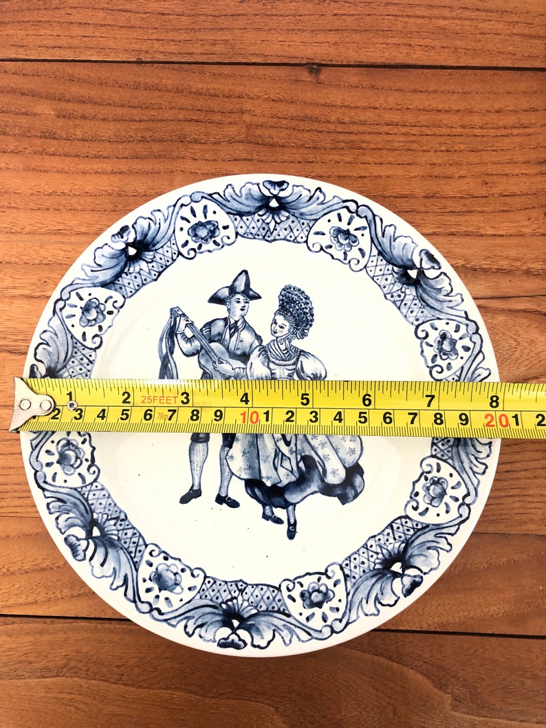 Antique/vintage Dutch Delft Blue Plates, Couples - Etsy