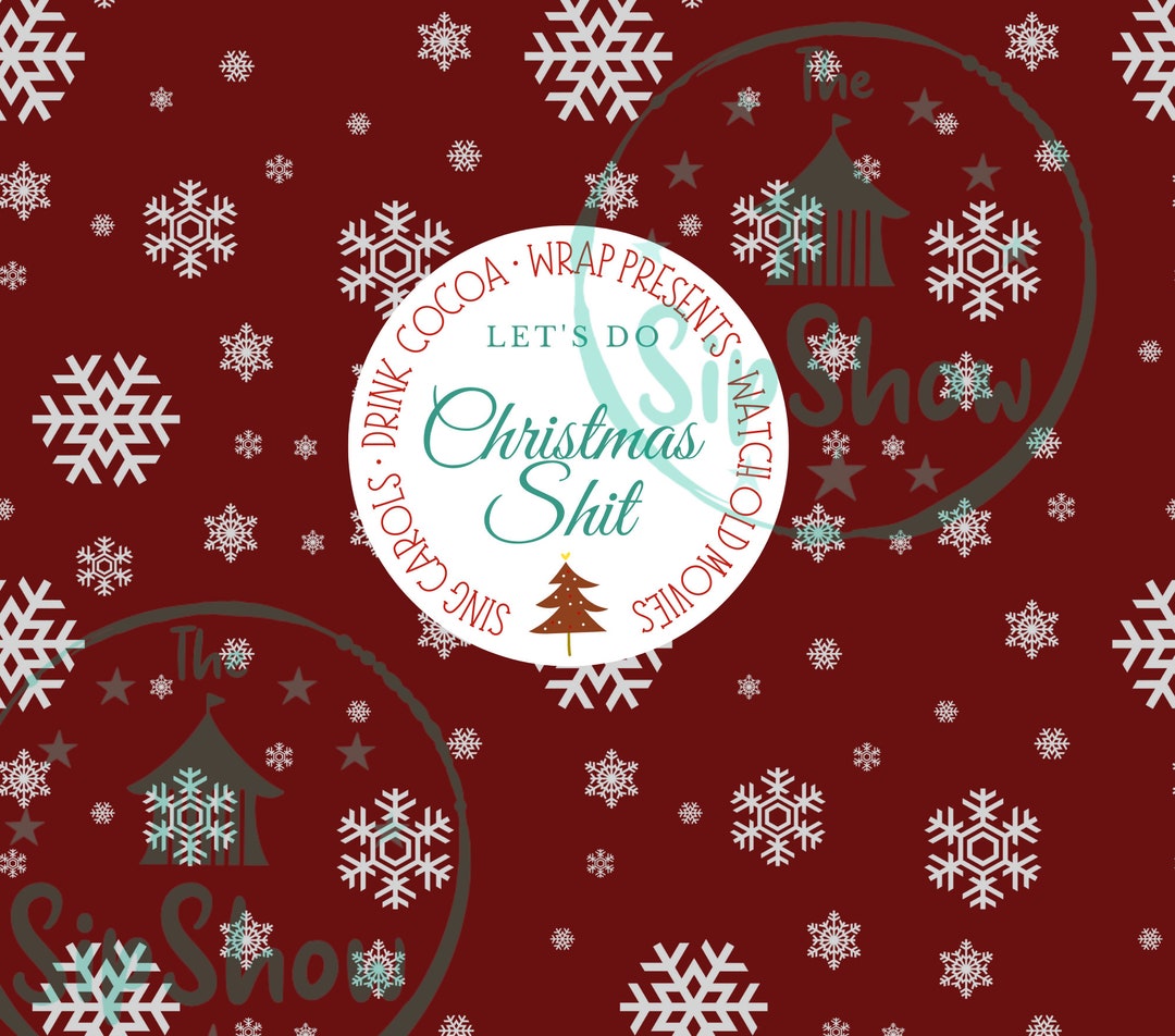 Lets Do Christmas 20 Oz Sublimation Tumbler Wrap - Etsy