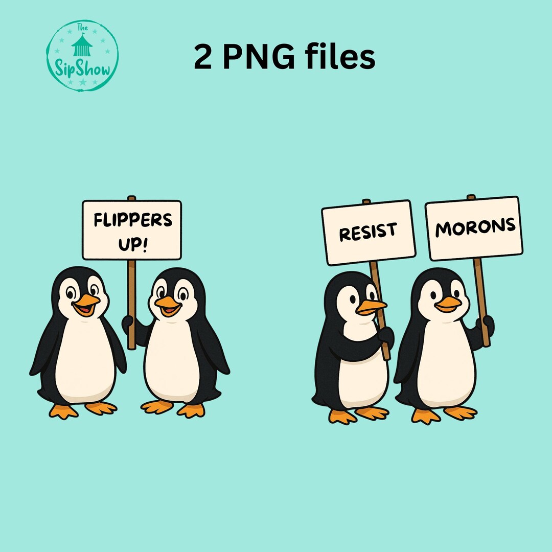 Penguin Meme, Resist, Liberation, Tariff, Penguins Against Trump, Heard ...