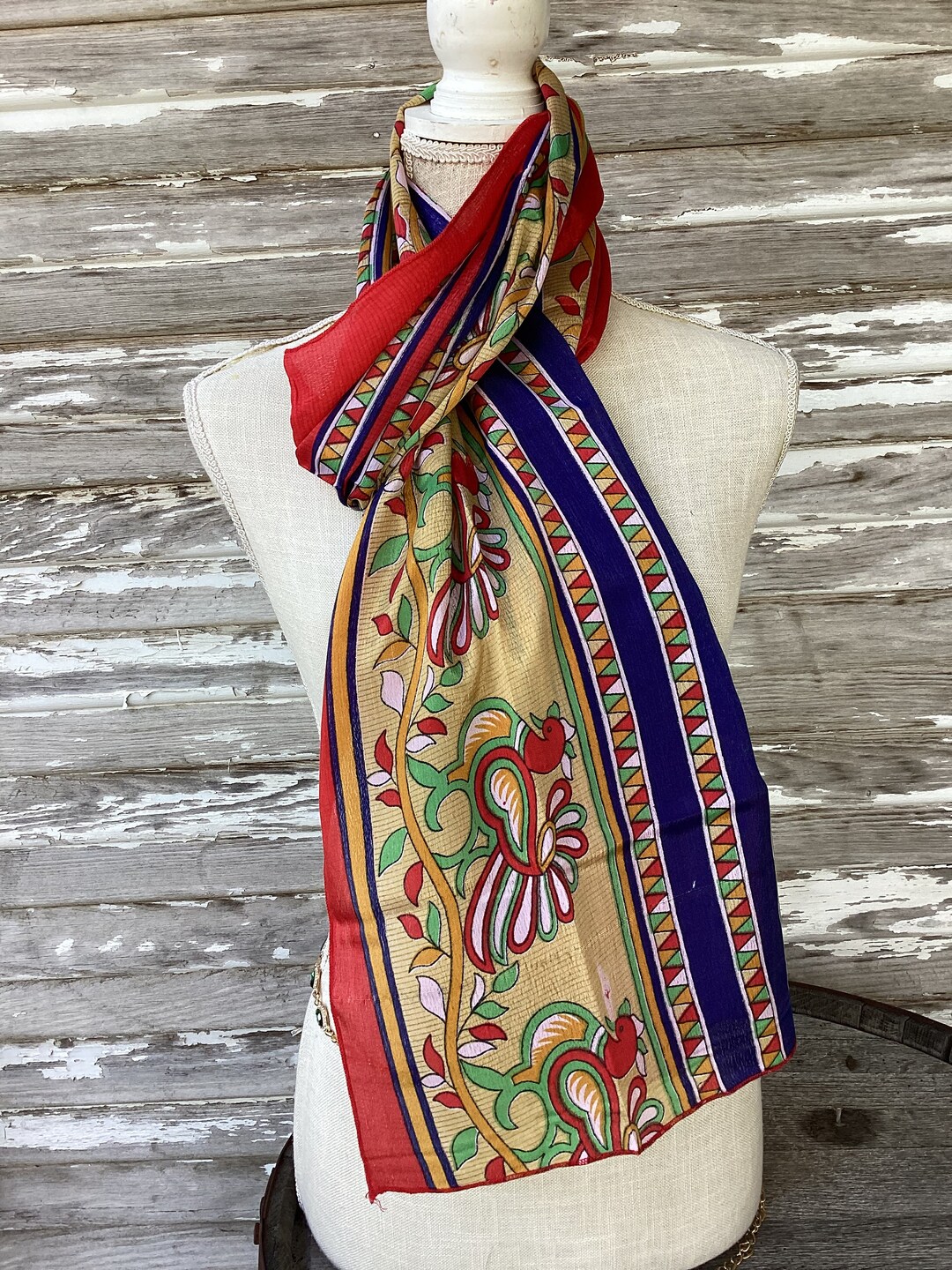 Sari Scarf - Etsy