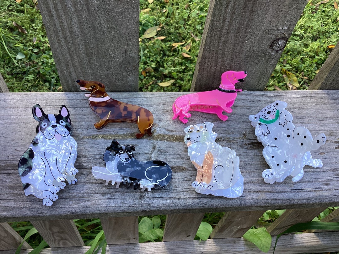 Dog Hair Claws Bulldog Doxie Dalmatian Collie Shepard - Etsy
