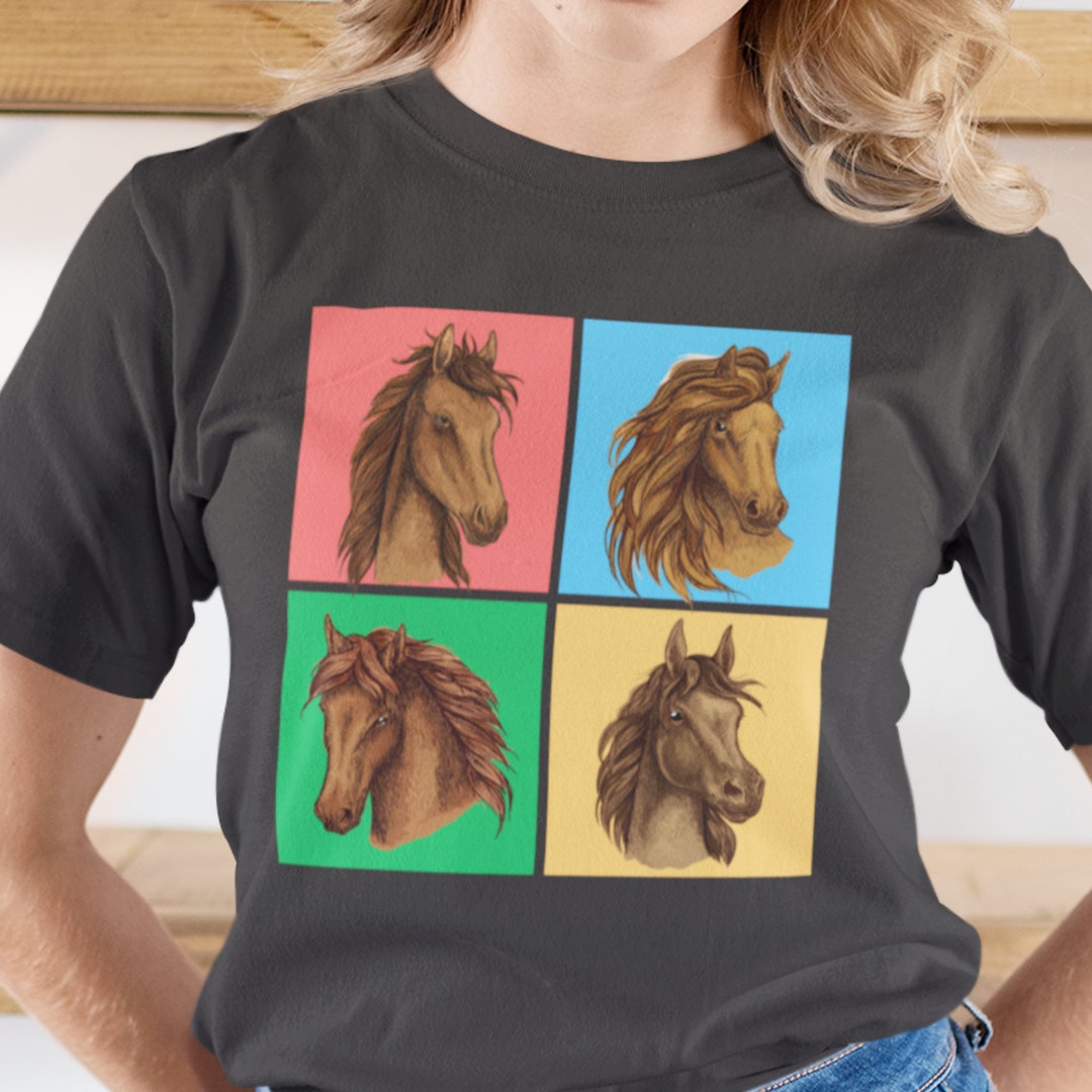 Cute Comfort Colors Horse Girl Shirt, Perfect Horse Lover Gift and ...