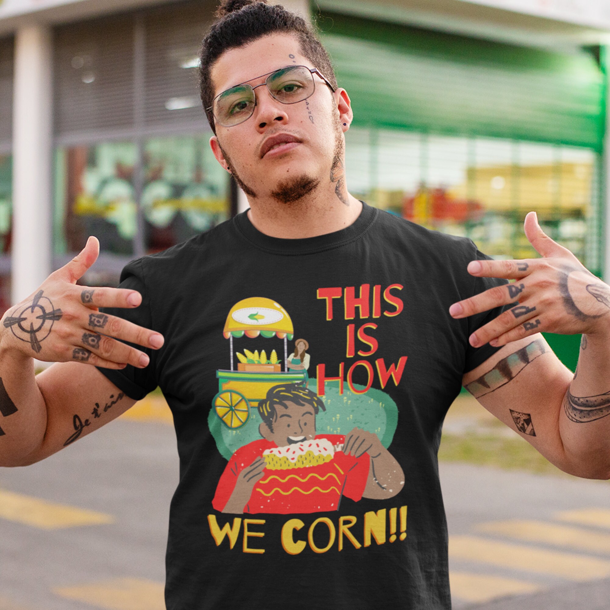 Funny Street Corn Elote Shirt, Spanish Corn Lover Shirt, Its Corn Funny ...