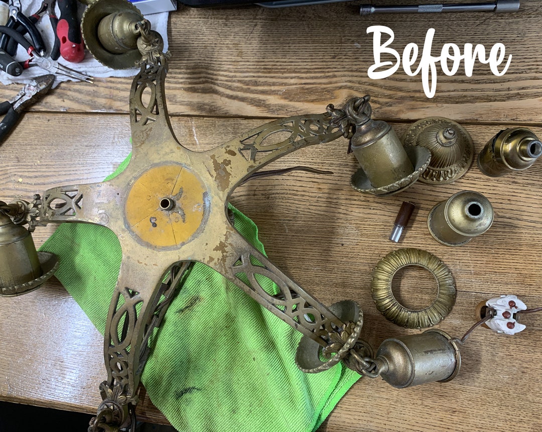 Repair/restoration Service for Antique & Vintage Lighting - Etsy