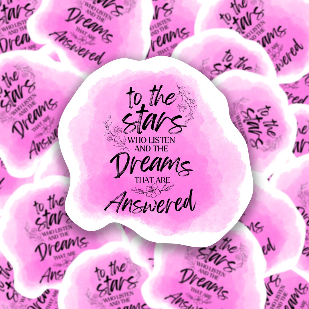 Acotar Book Quotes Stickers, Sarah J. Maas Kiss-cut Stickers, Feyre ...