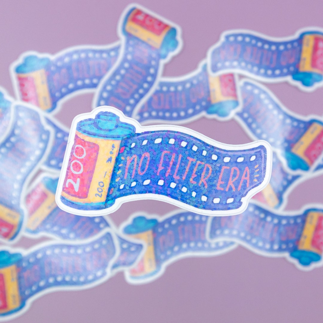 90s Nostalgia | Glitter Holographic Laminated Finish | No Filter Roll ...