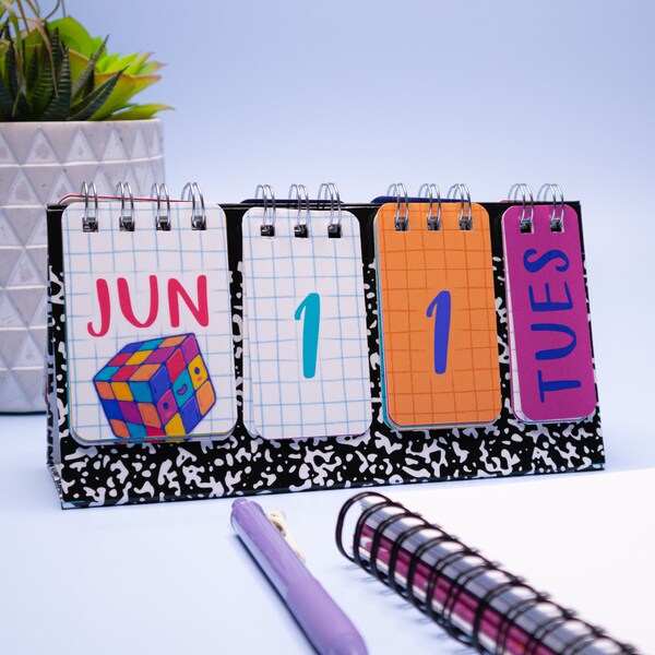 90s Classroom Calendar - Etsy