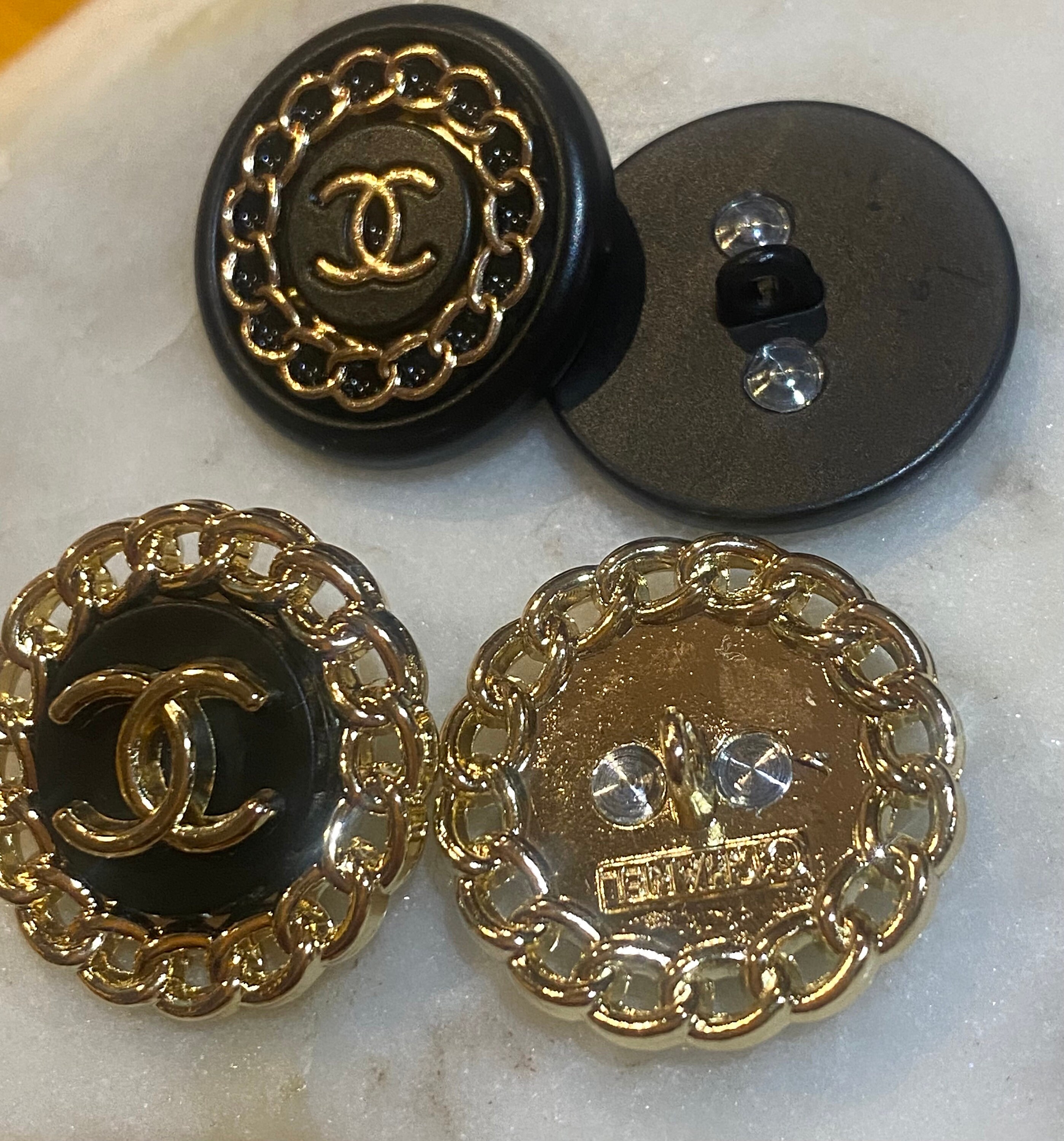 Vintage Authentic Chanel Button - Etsy