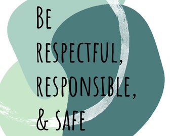 Responsible Poster - Etsy