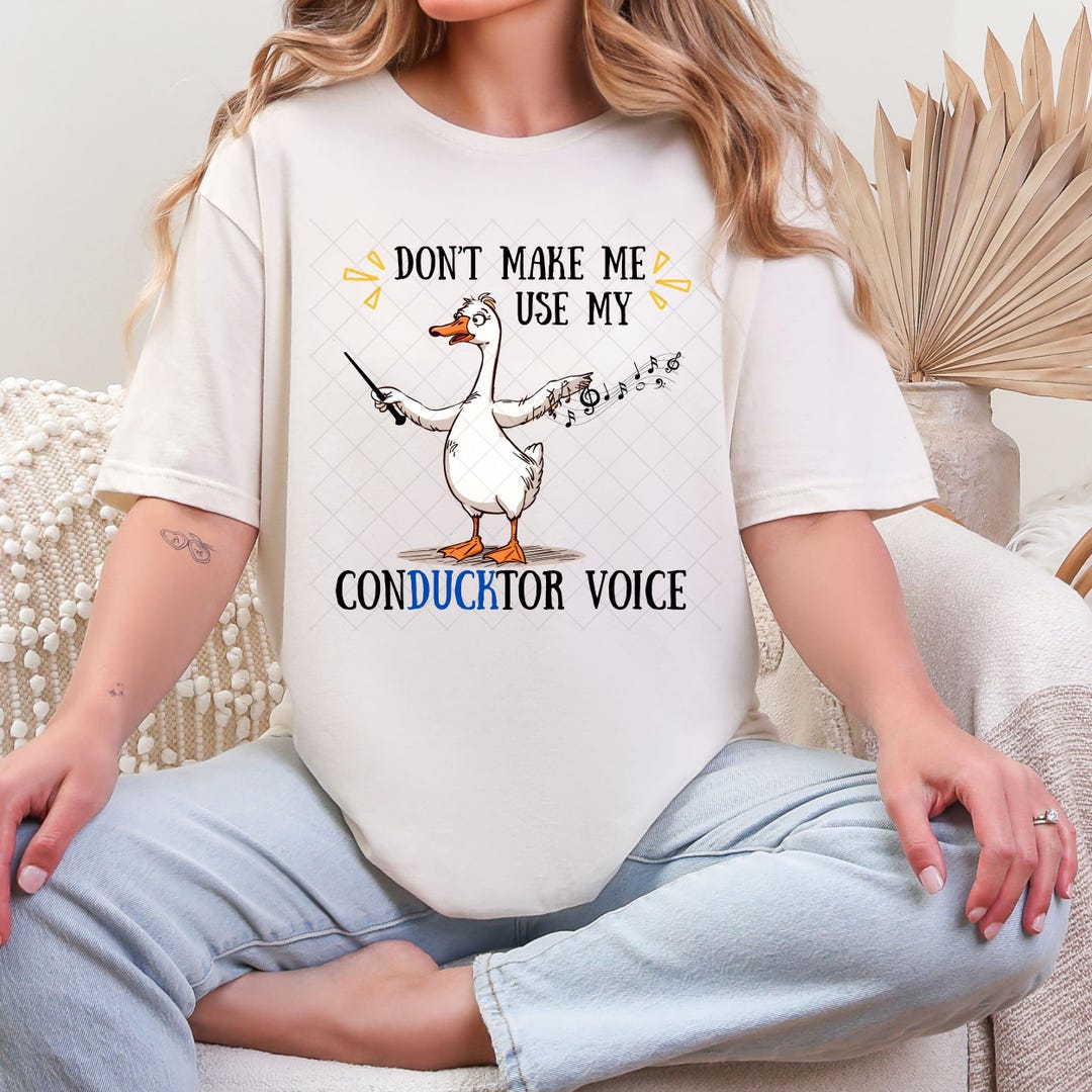 Duck PNG Bundle, Funny Conductor Duck PNG, Sarcastic Quotes, Funny ...