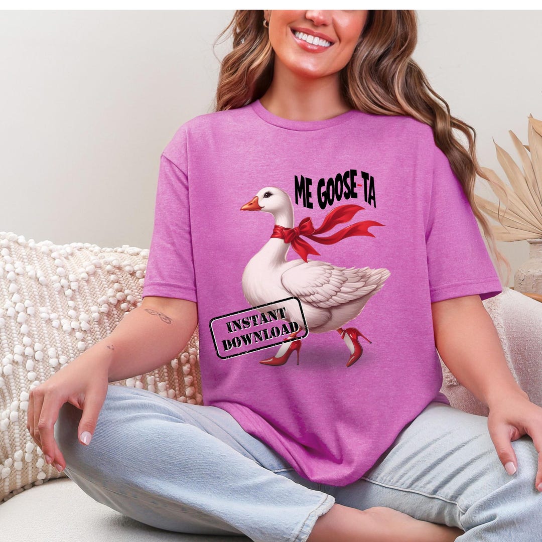 Funny Goose PNG, Me Gusta Goose, Spanish Saying, Snarky Goose Humor ...
