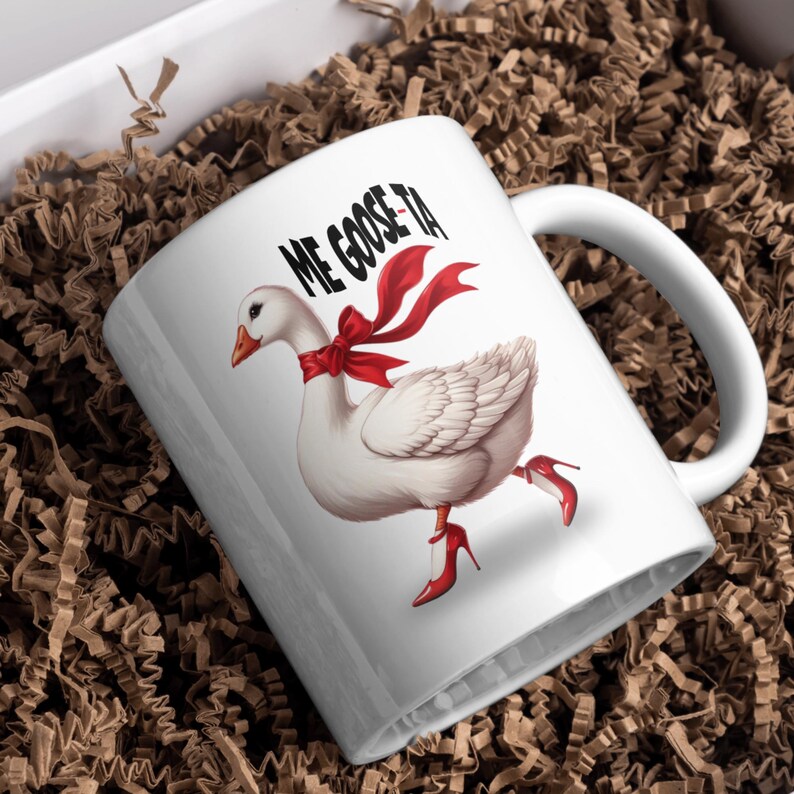 Funny Goose PNG, Me Gusta Goose, Spanish Saying, Snarky Goose Humor ...