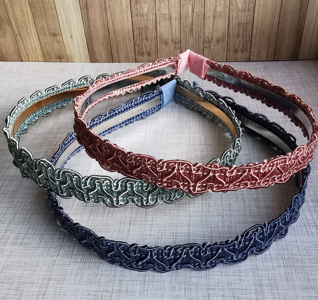 Ribbon Alice Bands Pink Alice Band Green Alice Band Blue - Etsy