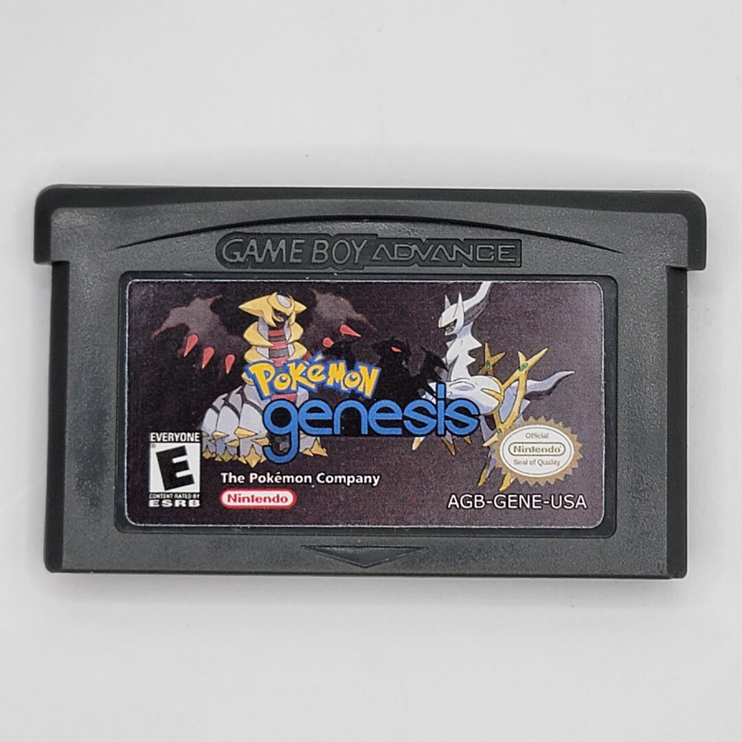 Pokemon Genesis Rom Hack Gameboy Advance GBA - Etsy