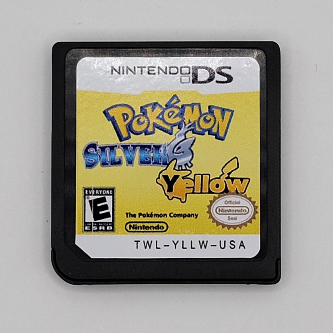 Pokemon Silver Yellow Rom Hack Nintendo DS Cartridge - Etsy