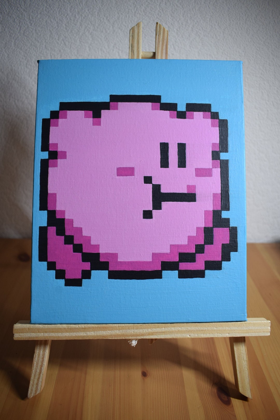 Kirby's Adventure (NES, 1993) - Kirby Original Acrylic Painting on ...