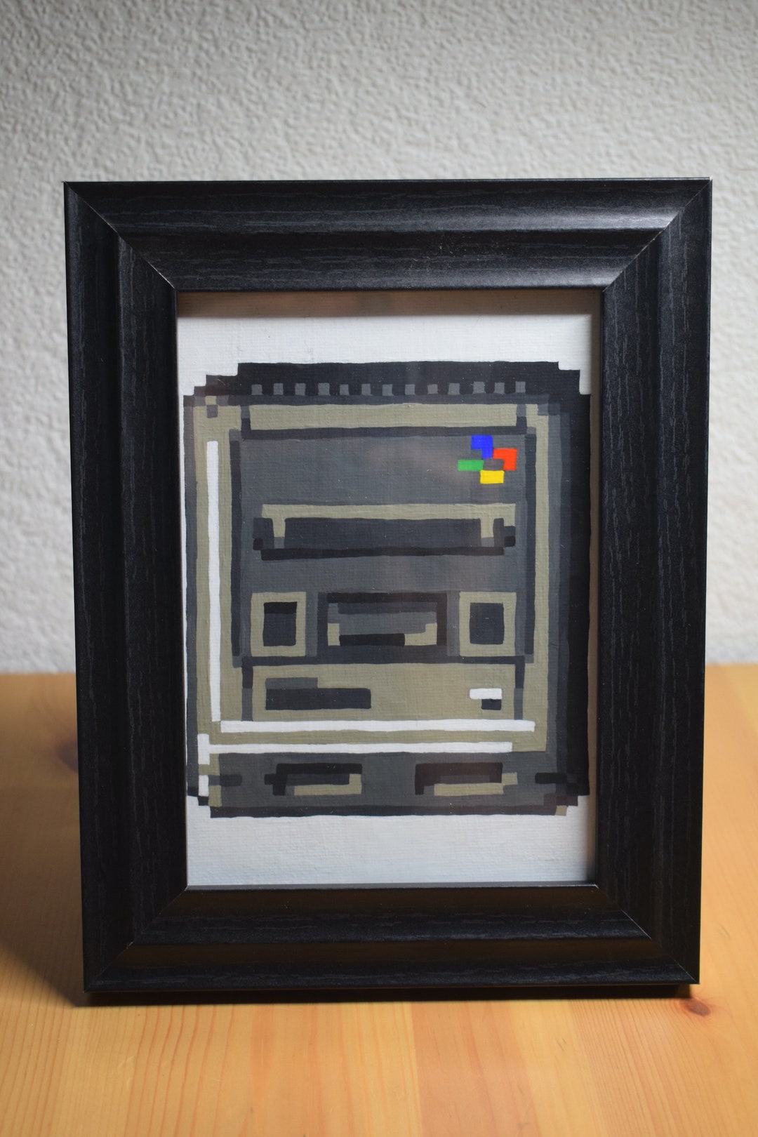 Super Nintendo Console (nintendo, 1992) - Original Acrylic Painting on ...