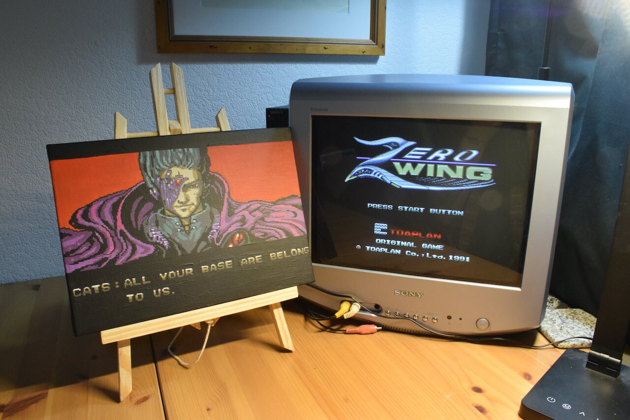 Zero Wing (sega Megadrive, 1989) - Cats: 'all Your Base Are Belong to ...