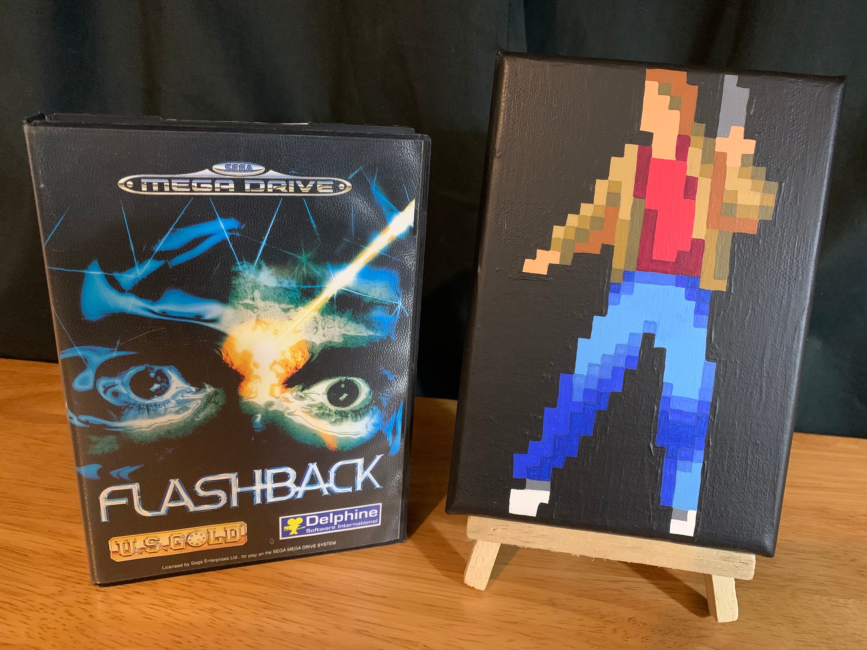 Flashback various 1992 Conrad B Hart Acrylic Painting on - Etsy