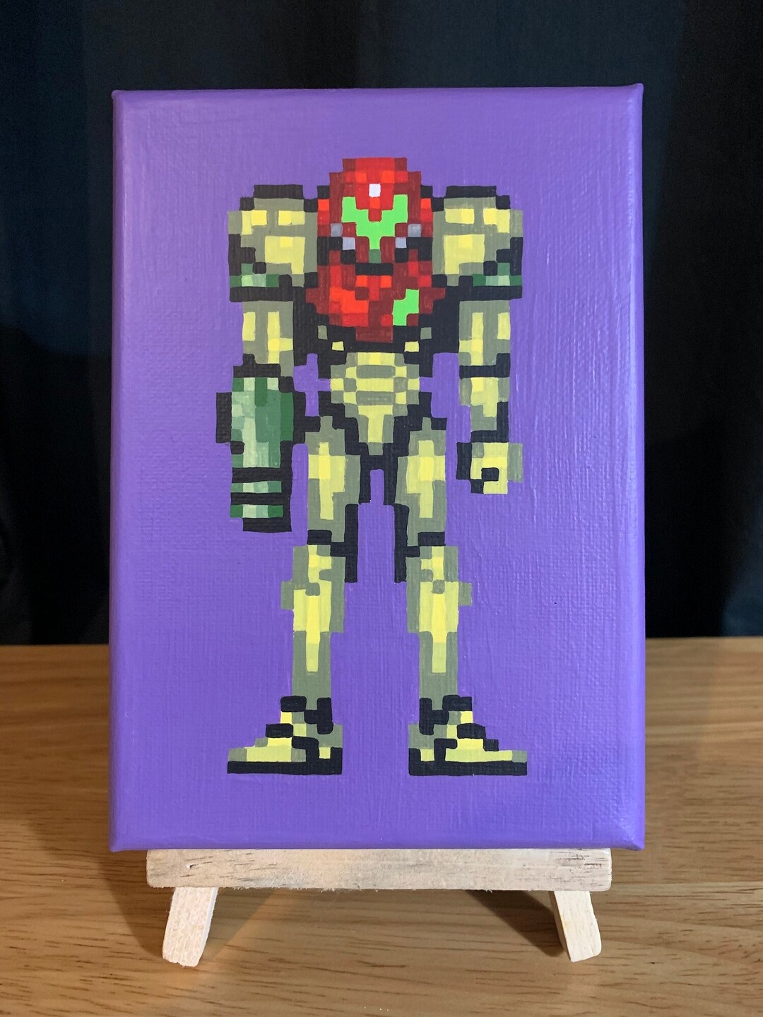 Super Metroid super Nintendo, 1992 Samus Acrylic Painting Print A5, A4 ...