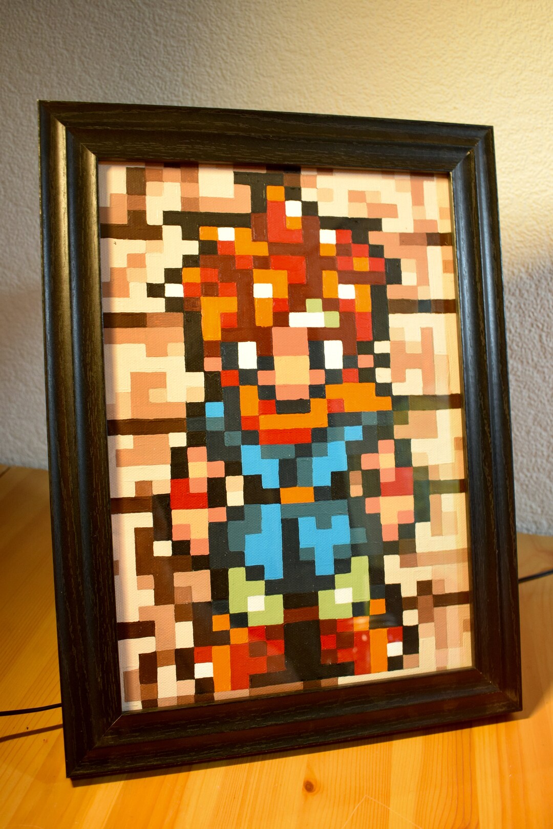 Chrono Trigger (super Nintendo, 1992) - Crono Original Acrylic Painting ...
