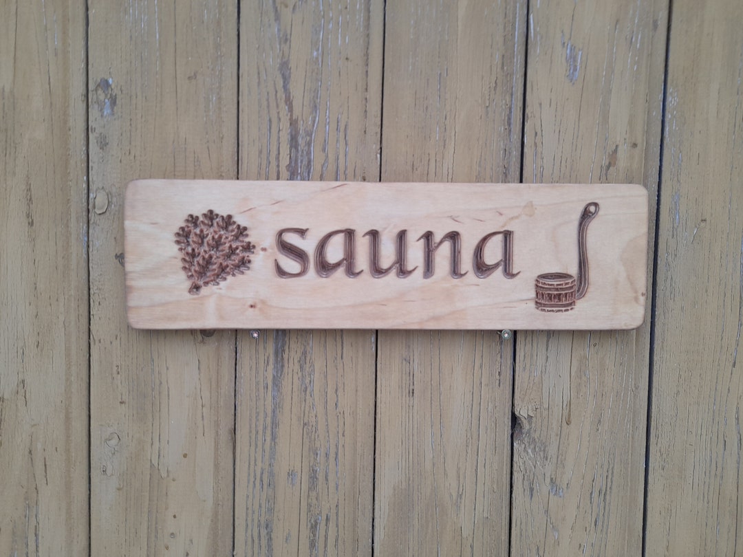 Sauna Sign - Etsy
