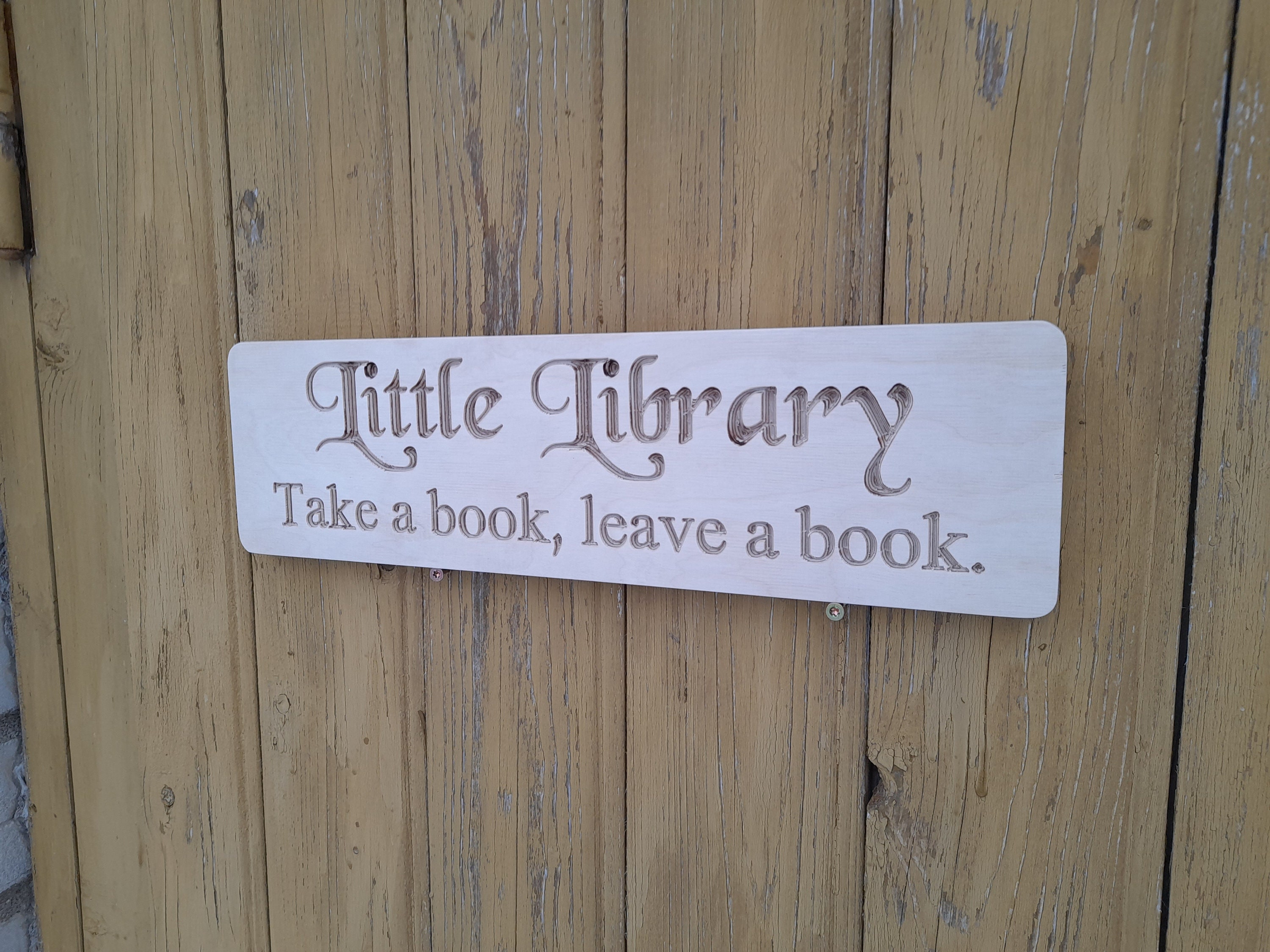 Little Library Sign - Etsy