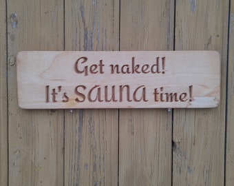 Sauna Sign - Etsy
