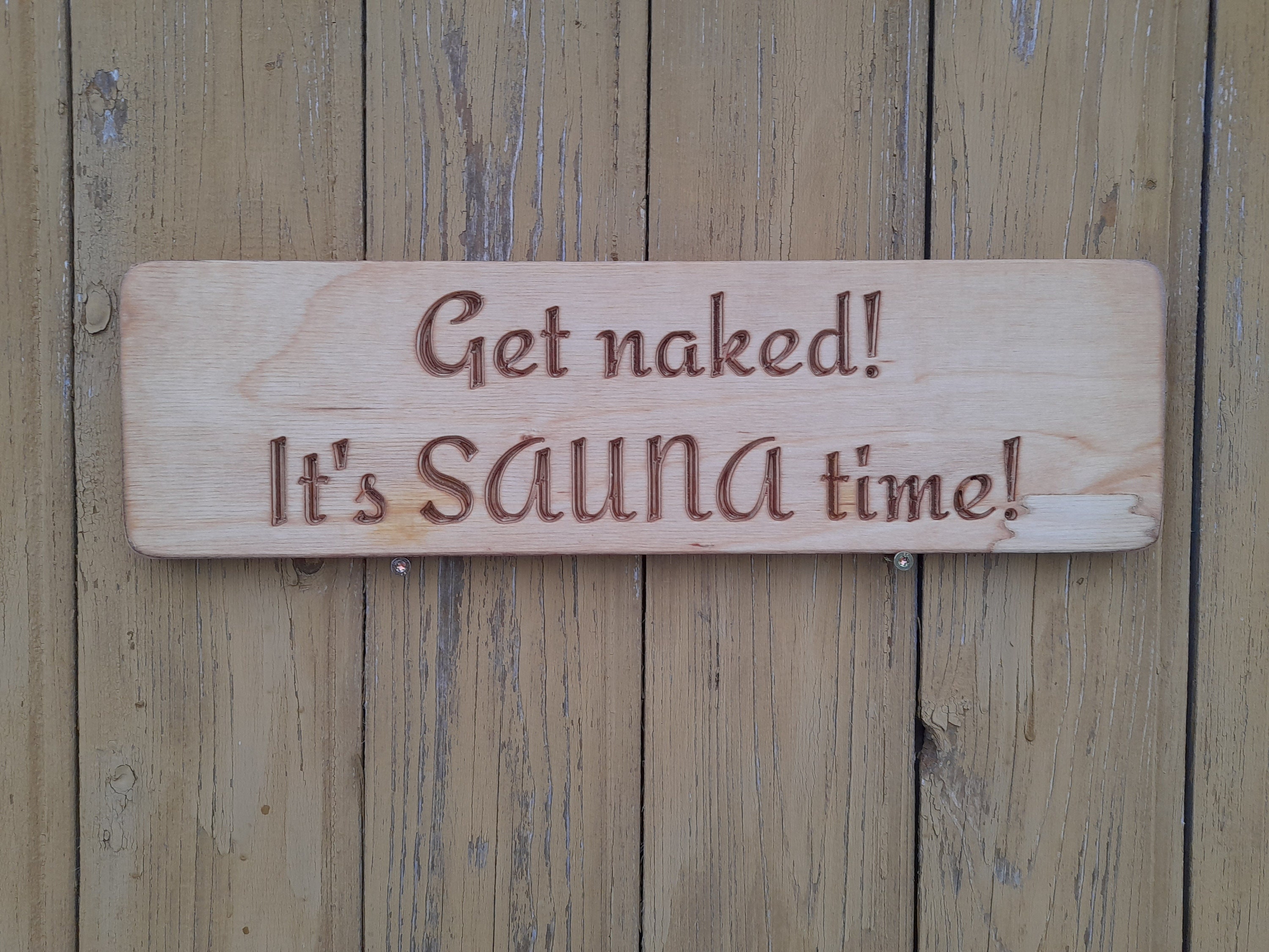 Sauna Sign - Etsy