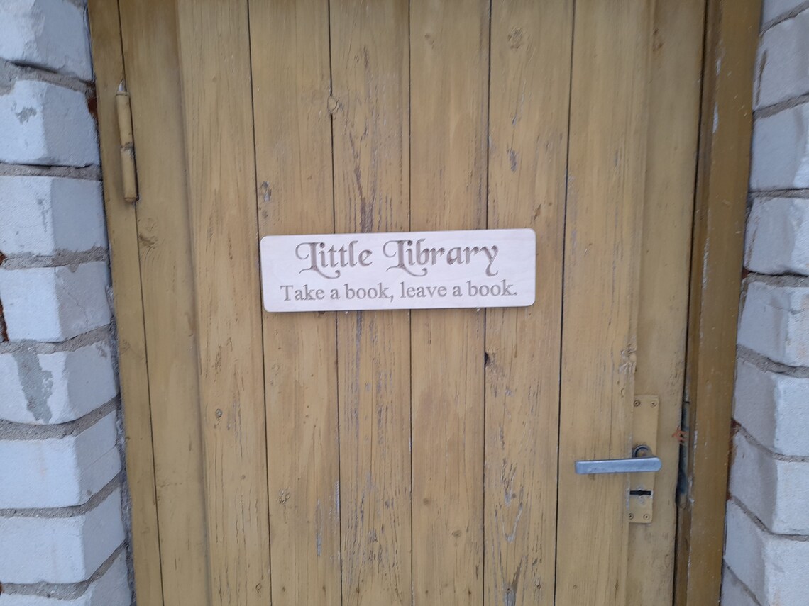 Little Library Sign - Etsy