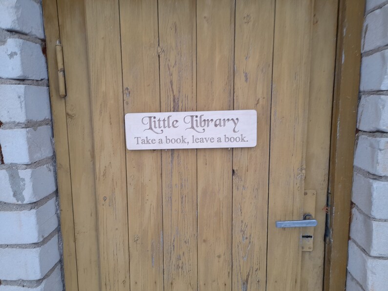 Little Library Sign - Etsy