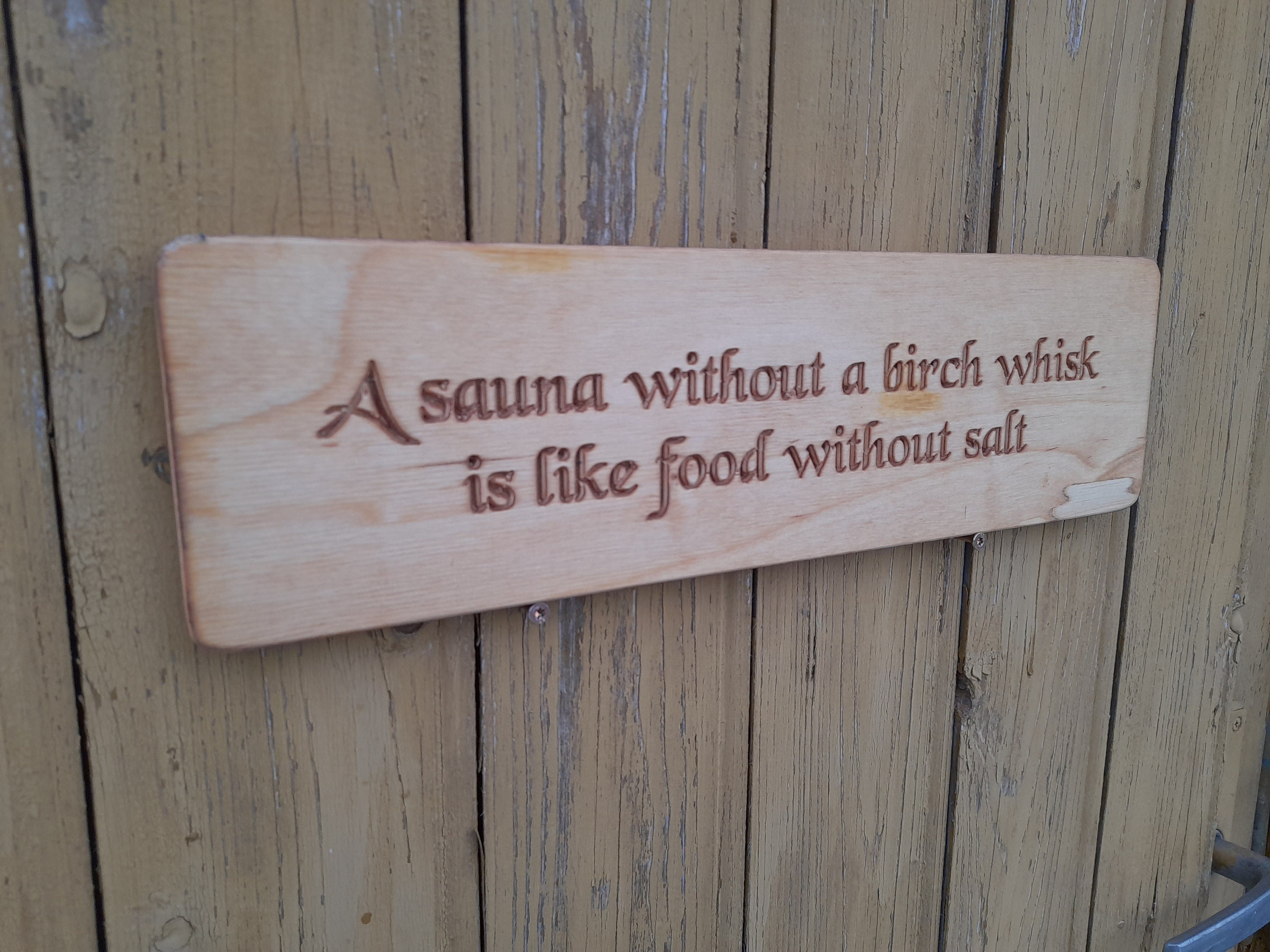 Sauna Sign - Etsy