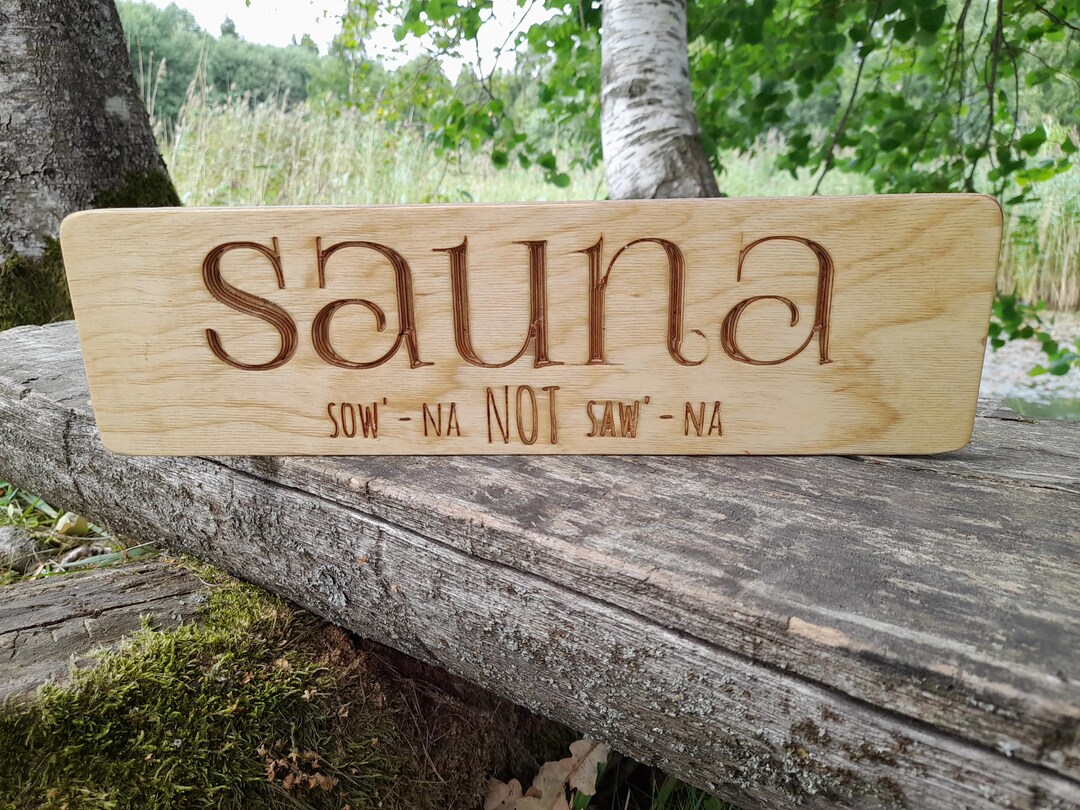 Sauna Sign - Etsy