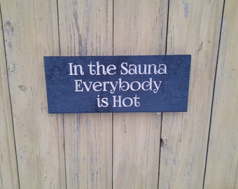 Sauna Sign - Etsy