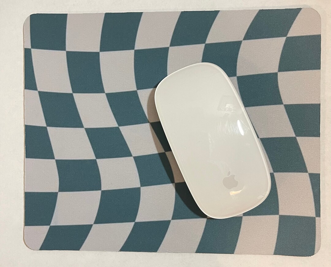 Blue Twisted Checkered Mouse Pad - Etsy