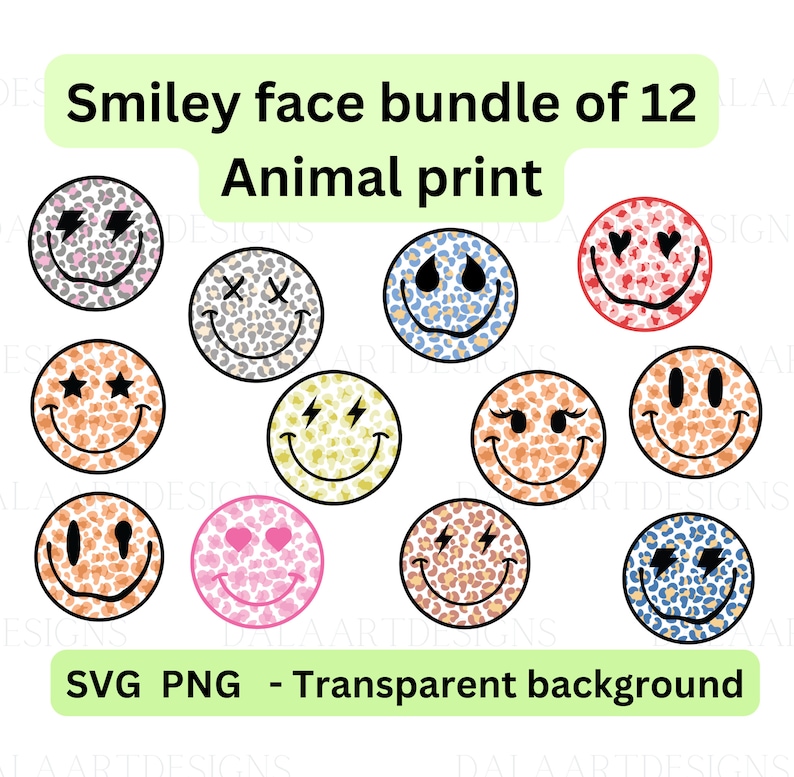 Smiley Face Bundle, Smiley Face Svg, Svg Bundle, Smiley, Emoji, Smiley ...