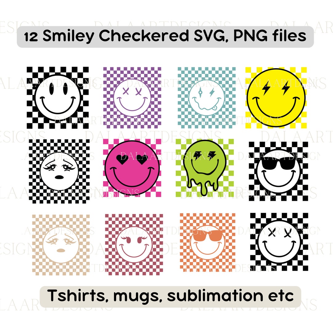 Smiley Face Bundle, Smiley Face Svg, Svg Bundle, Smiley, Emoji, Smiley ...