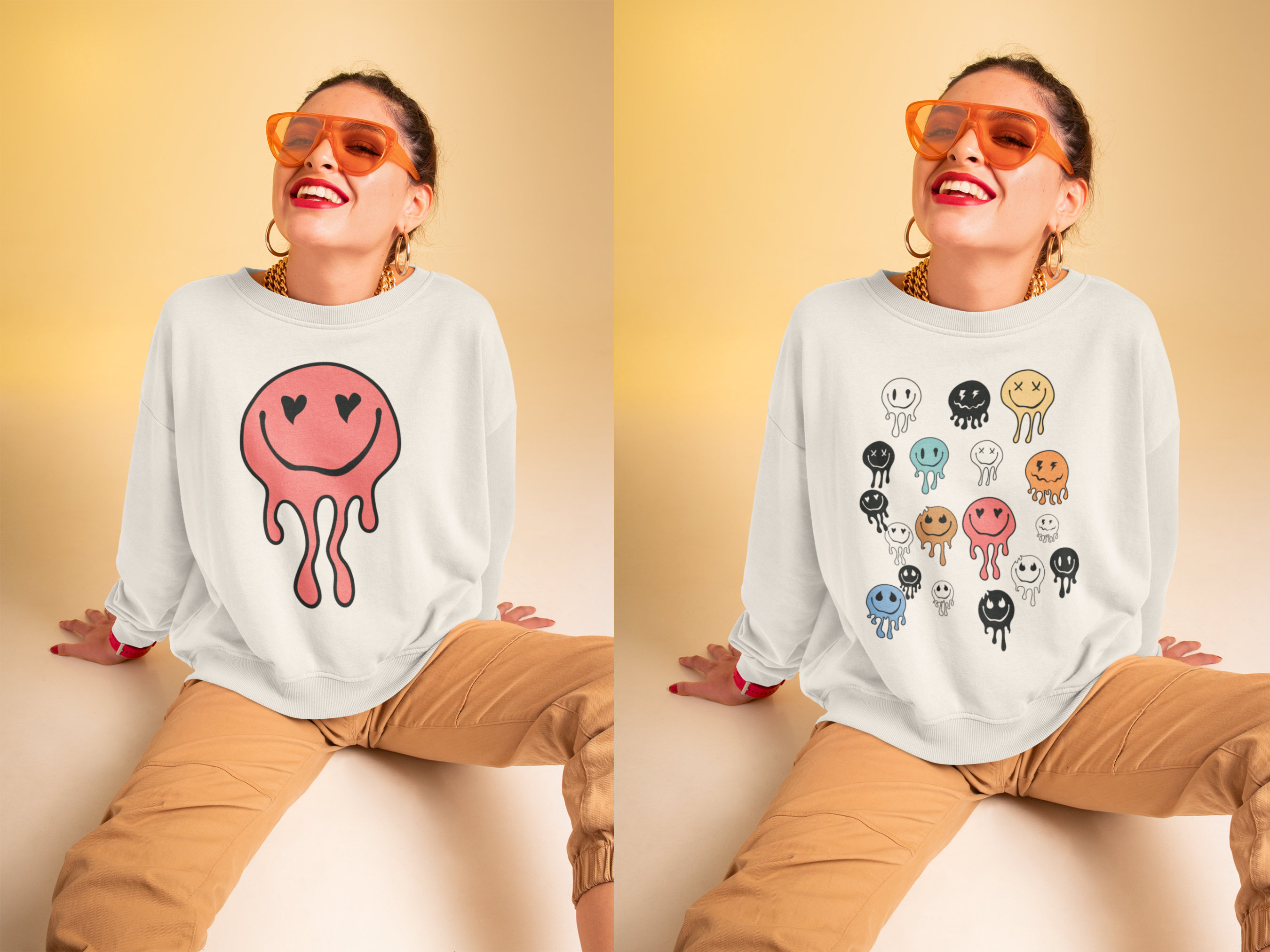 Smiley Face Bundle Smiley Face Svg Svg Bundle Smiley Face - Etsy